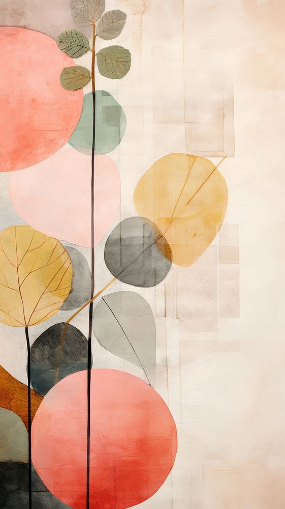 Botanical garden abstract painting pattern. | Free Photo Illustration ...