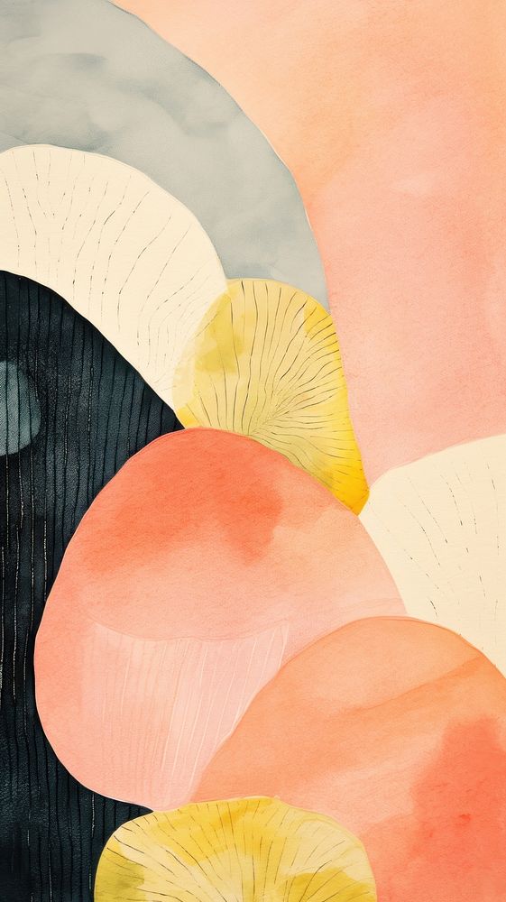 Botanical garden abstract painting art. | Premium Photo Illustration ...