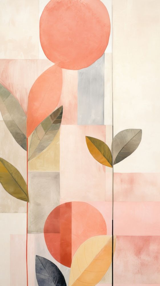 Botanical garden painting pattern art. | Premium Photo Illustration ...