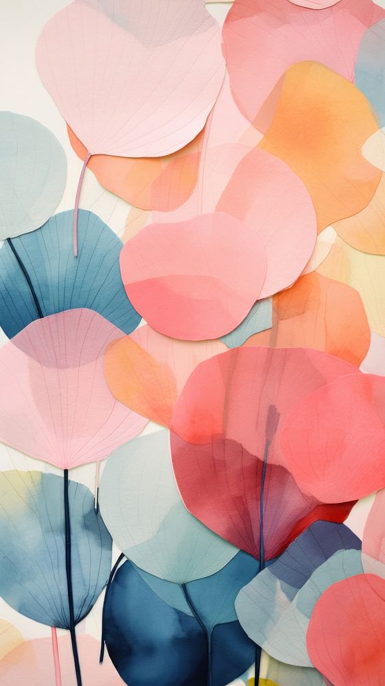 Botanical garden abstract painting pattern. | Premium Photo ...