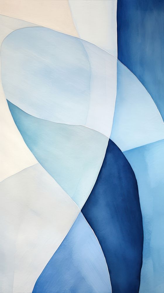 Blue sky abstract painting shape. | Free Photo Illustration - rawpixel