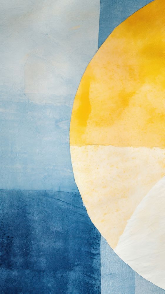 Blue sky sun abstract painting | Premium Photo Illustration - rawpixel