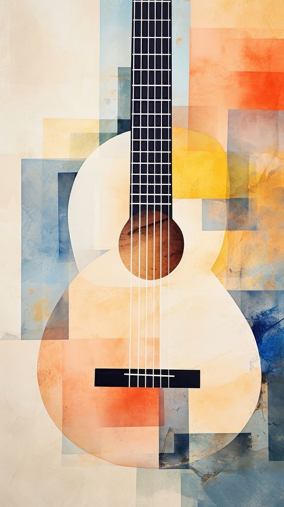 Guitar abstract performance backgrounds. | Premium Photo Illustration ...