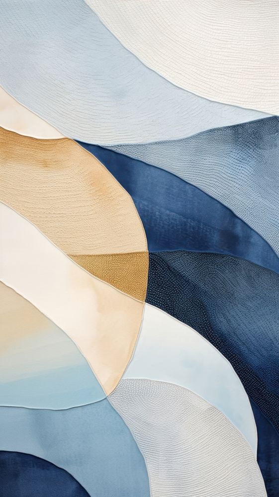 Ocean abstract painting shape. | Free Photo Illustration - rawpixel