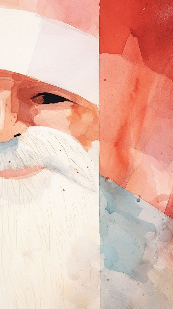 Santa abstract painting adult. | Premium Photo Illustration - rawpixel