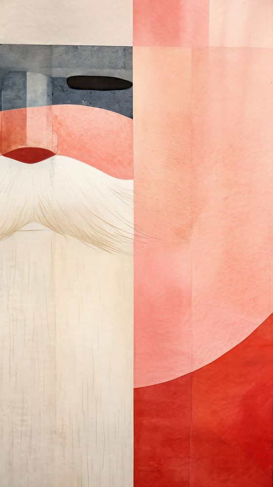 Santa abstract painting collage. | Free Photo Illustration - rawpixel