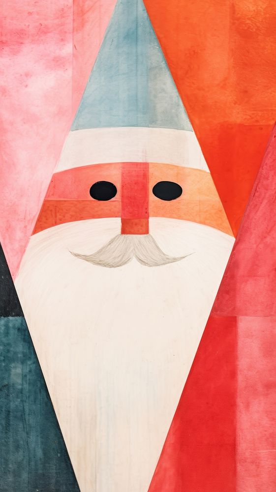 Santa abstract painting shape. | Premium Photo Illustration - rawpixel