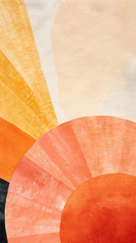 Sun abstract painting art. | Premium Photo Illustration - rawpixel