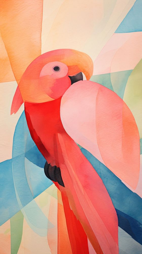 Parrot abstract painting animal. | Premium Photo Illustration - rawpixel