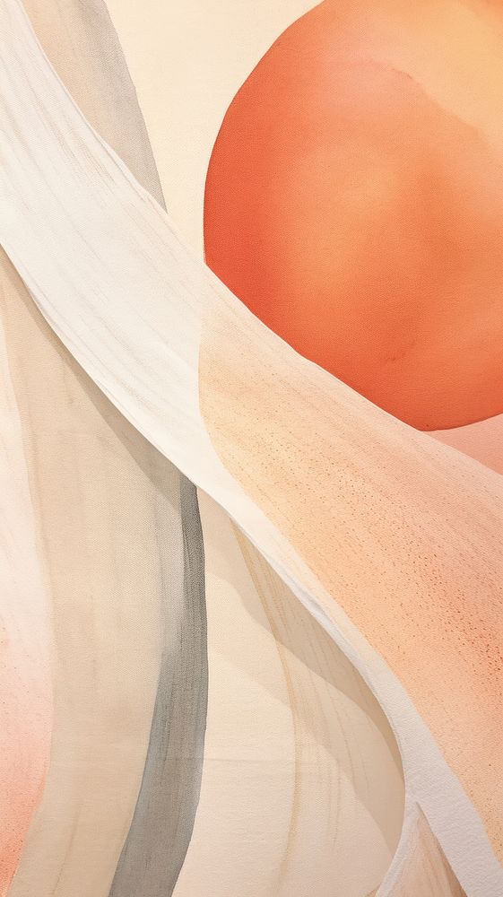 Peach abstract painting art. | Premium Photo Illustration - rawpixel
