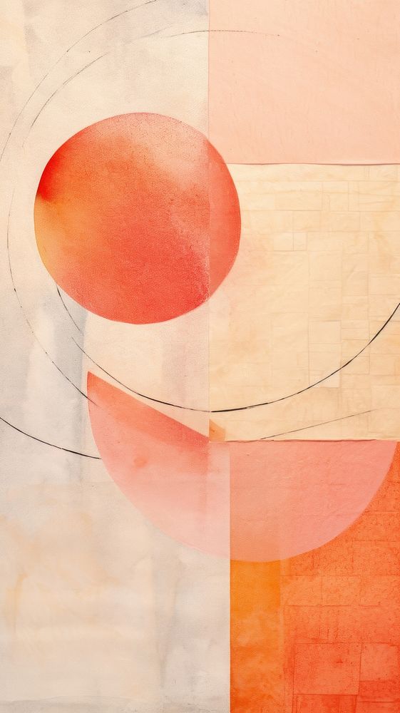 Peach abstract painting shape. | Premium Photo Illustration - rawpixel