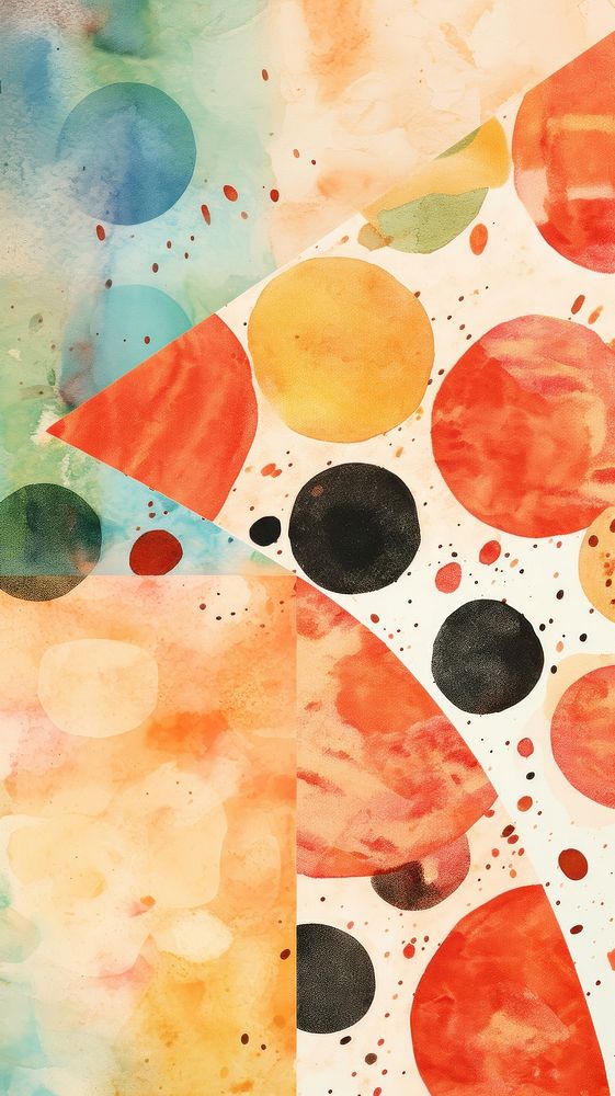 Pizza abstract painting palette. | Premium Photo Illustration - rawpixel