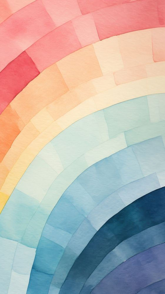 Rainbow abstract pattern shape. | Free Photo Illustration - rawpixel