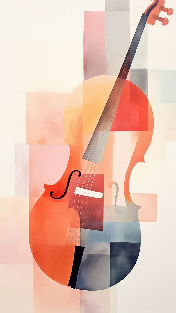 Violin abstract guitar cello | Free Photo Illustration - rawpixel