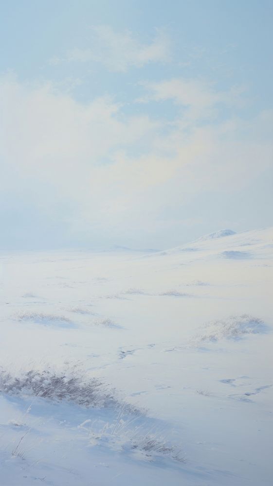 Snow meadow wallpaper winter outdoors | Premium Photo Illustration ...