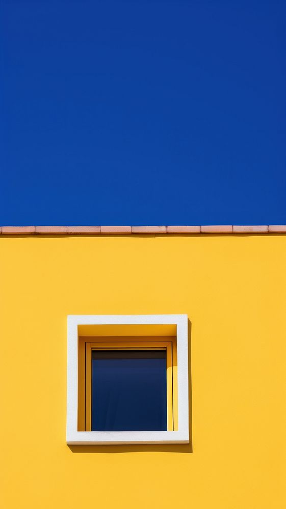 High contrast yellow window architecture | Premium Photo - rawpixel
