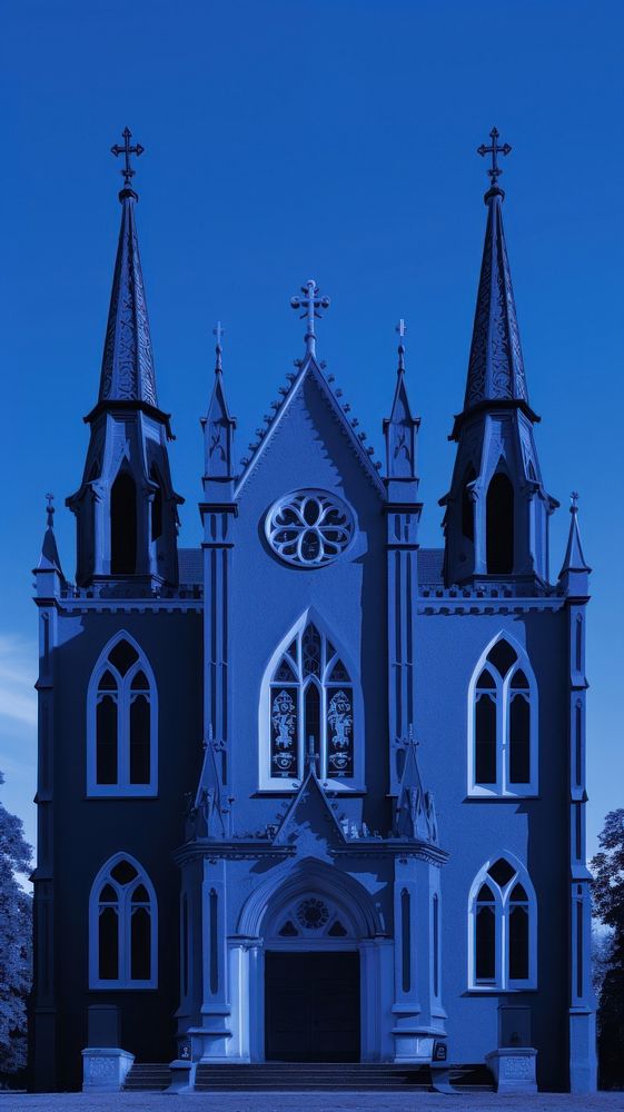 High contrast Gothic Church architecture | Premium Photo - rawpixel