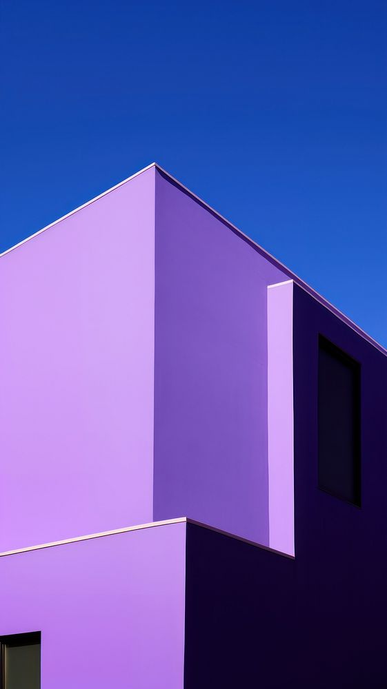 High contrast purple Facade architecture | Free Photo - rawpixel
