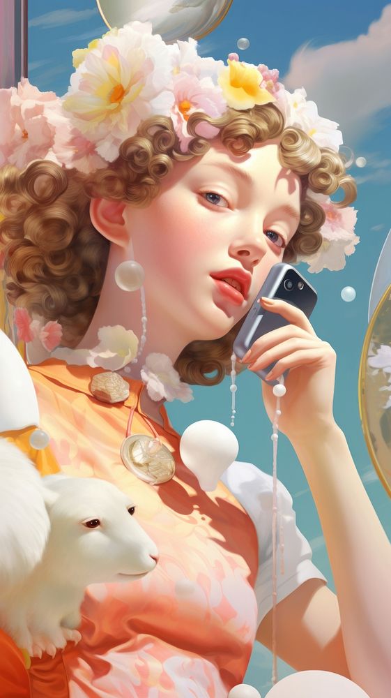 Portrait representation photography electronics. | Premium Photo ...