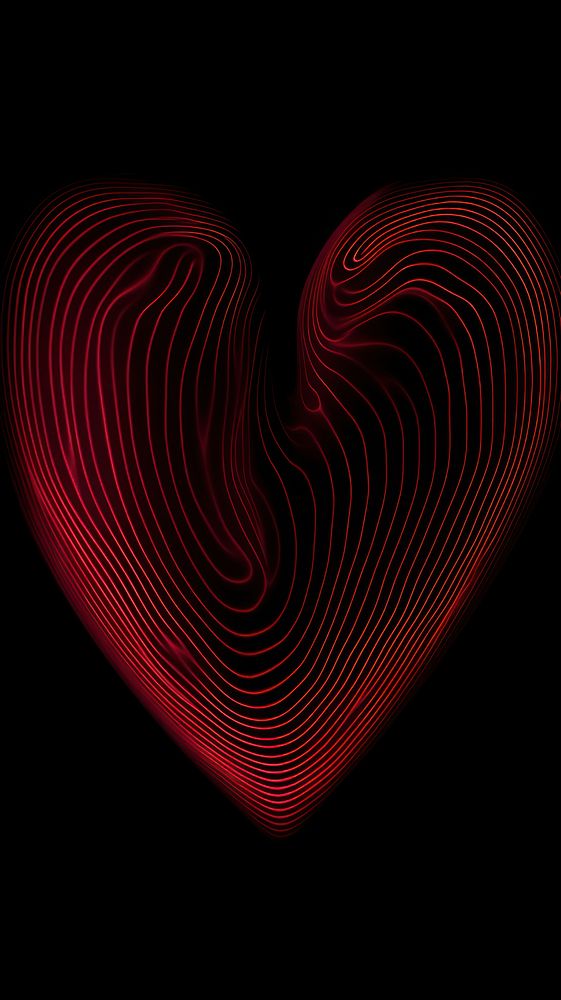 Abstract heart wallpaper pattern illuminated | Premium Photo ...