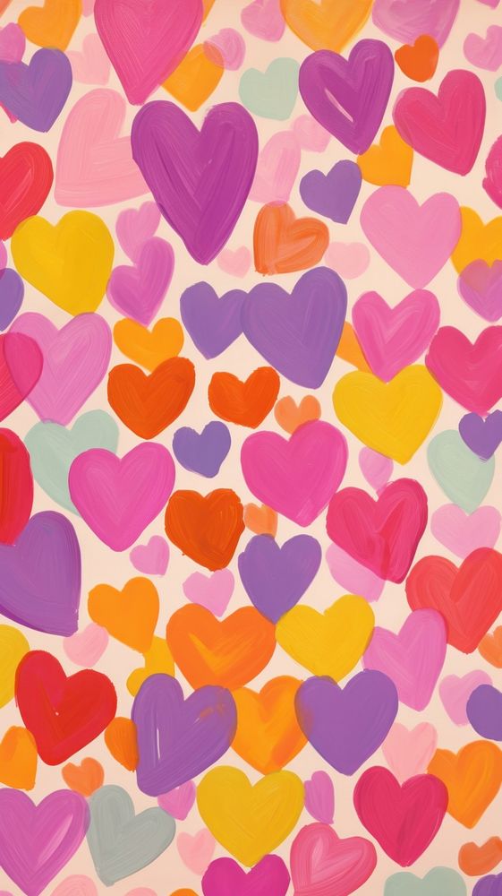 Heart pattern backgrounds creativity abundance. | Free Photo ...