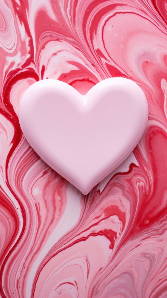 Heart shaped marble pattern pink | Premium Photo - rawpixel