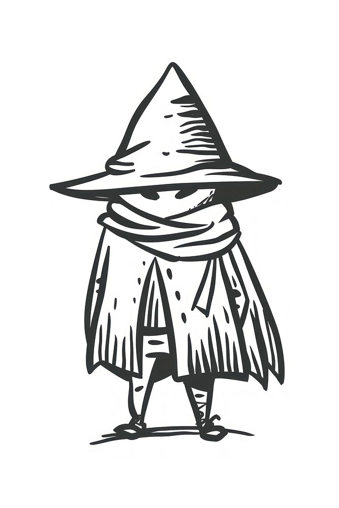 A thief drawing sketch line. | Free Photo Illustration - rawpixel