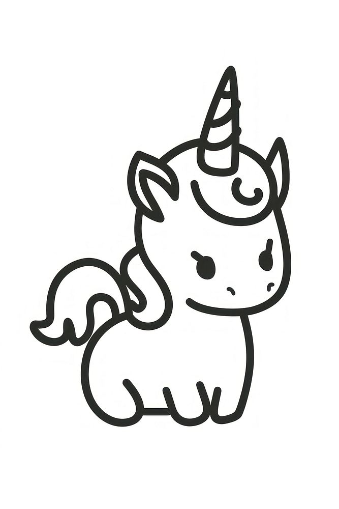 mythical creature doodle animal mammal. | Premium Photo Illustration ...