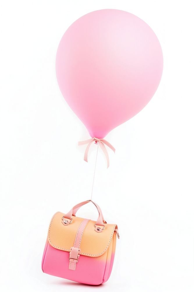 Balloon handbag purse pink. | Free Photo - rawpixel