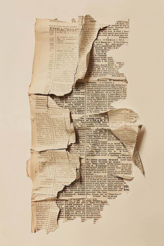 Ephemera paper shape newspaper document | Free Photo Illustration ...