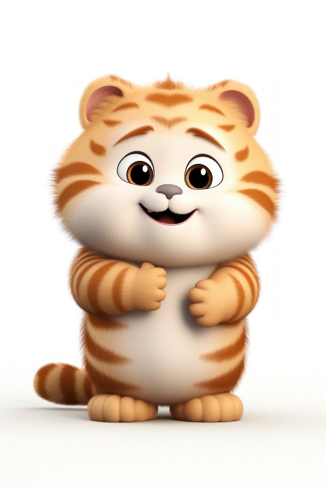 Stressed tiger mammal animal cute. | Free Photo Illustration - rawpixel