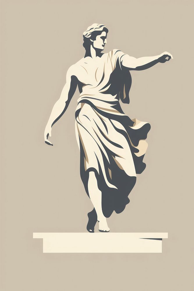 Ancient greek statue art representation | Premium Photo Illustration ...