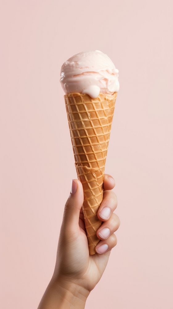 Hand ice cream cone dessert | Premium Photo - rawpixel