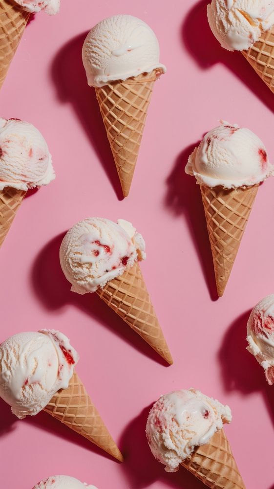 Ice cream cones dessert food | Premium Photo - rawpixel