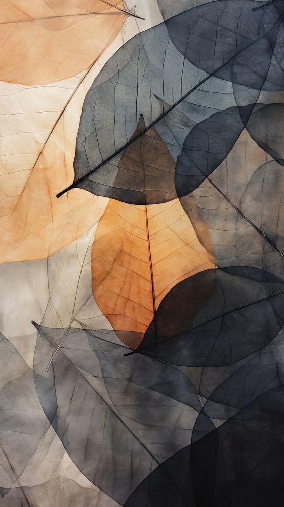 Dark leaves abstract pattern texture. | Free Photo Illustration - rawpixel