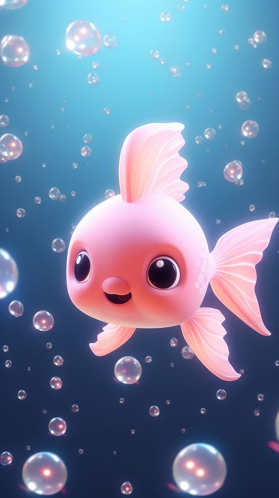 Cute baby fish underwater cartoon | Premium Photo Illustration - rawpixel