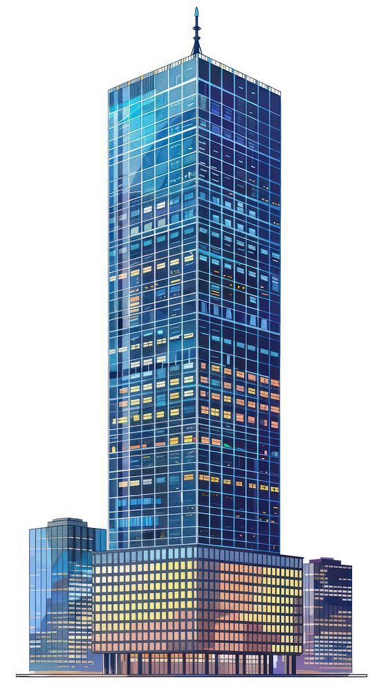 Architecture tower skyscraper building. | Premium Photo Illustration ...