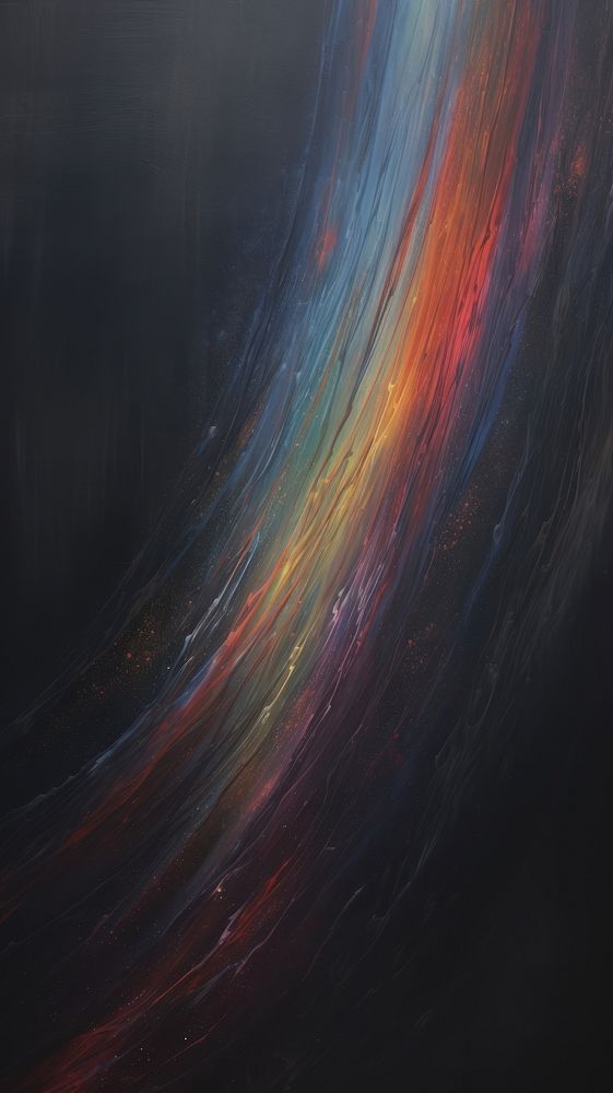 Acrylic paint rainbow painting pattern | Premium Photo Illustration ...