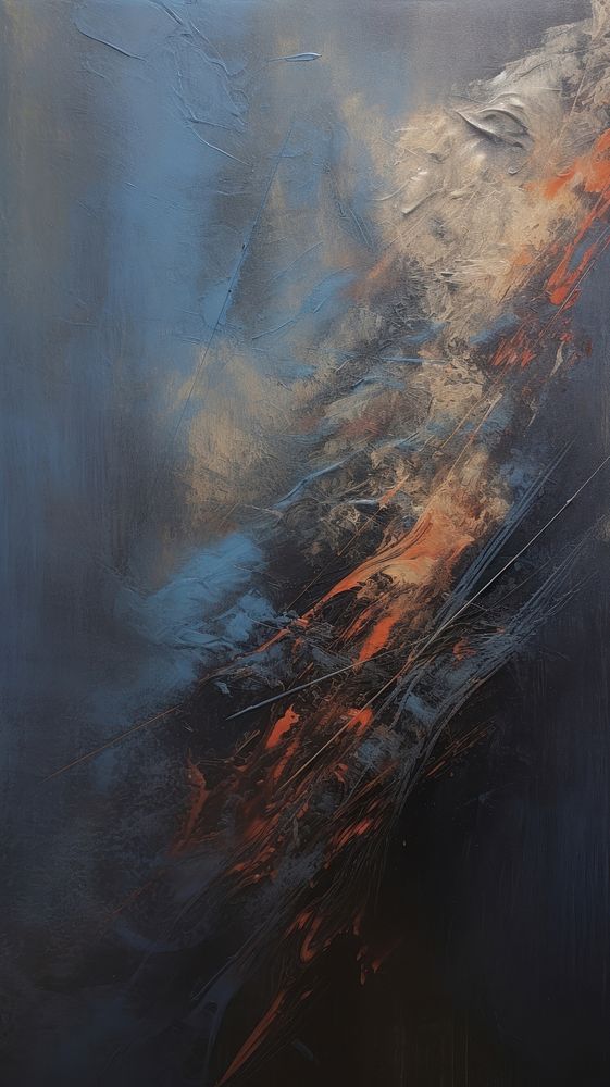 Angle abstract painting acrylic paint. | Premium Photo Illustration ...