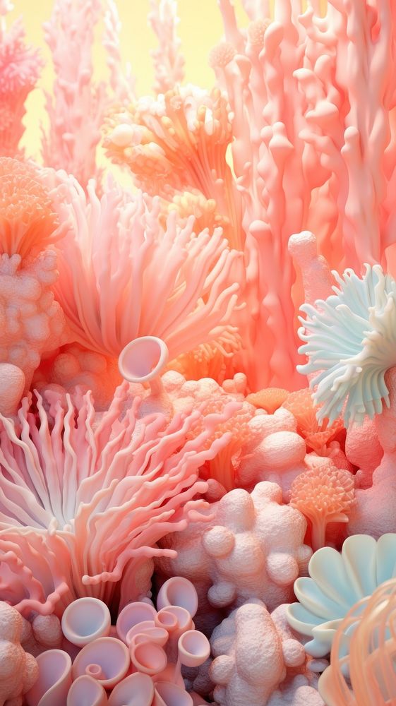 Coral nature invertebrate backgrounds. | Premium Photo Illustration ...