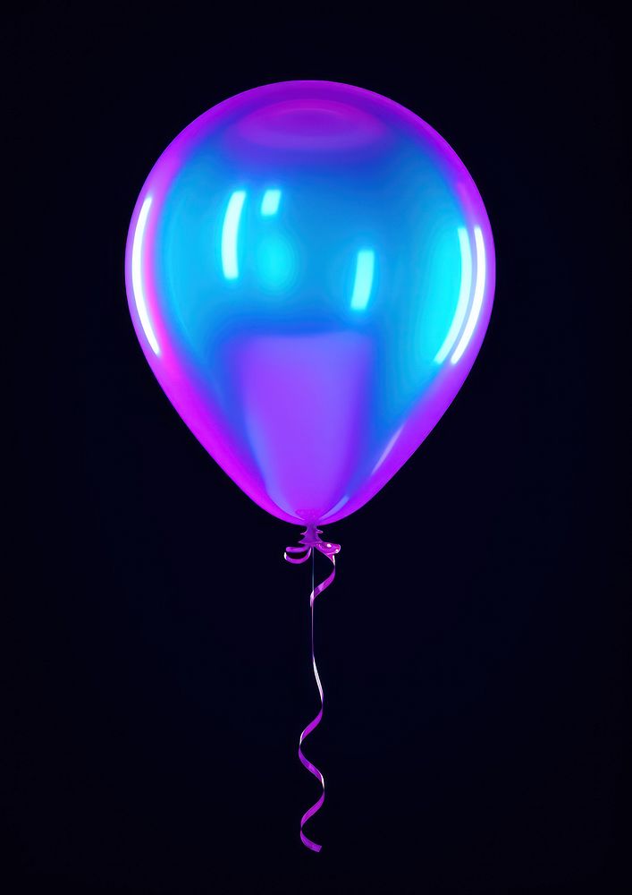 Balloon light night illuminated. | Free Photo Illustration - rawpixel