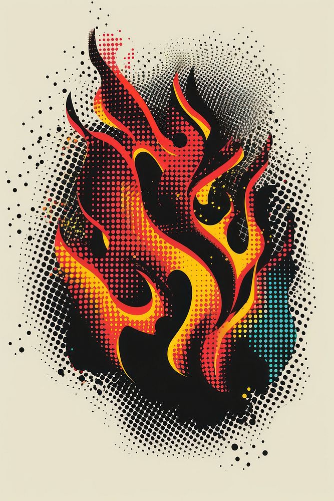 Fire art abstract sign | Free Photo Illustration - rawpixel
