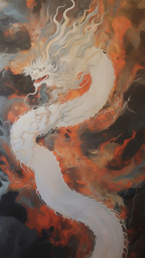 Art painting dragon nature. | Premium Photo Illustration - rawpixel