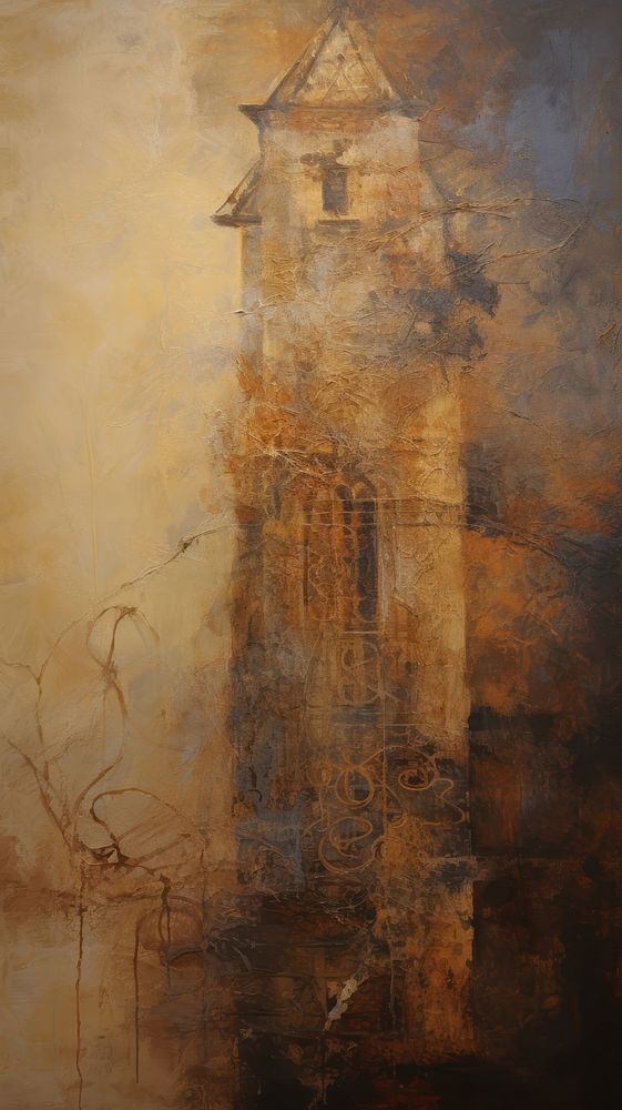 Acrylic paint house art architecture | Free Photo Illustration - rawpixel