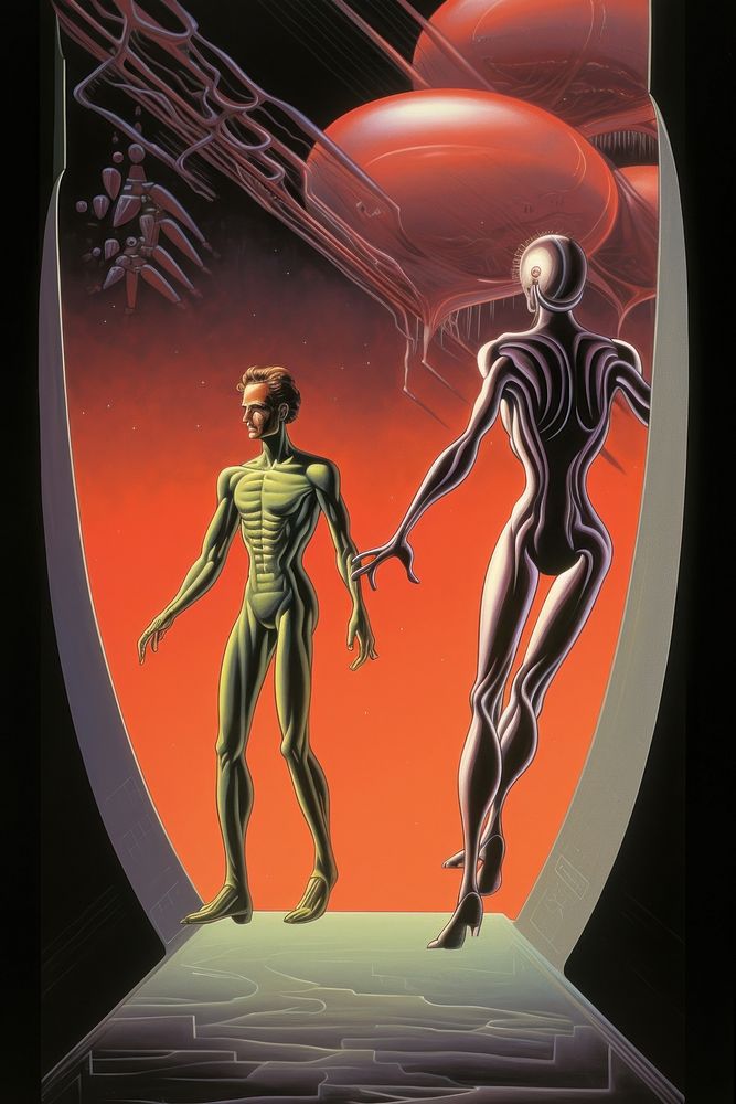 Full body aliens comics adult | Free Photo Illustration - rawpixel