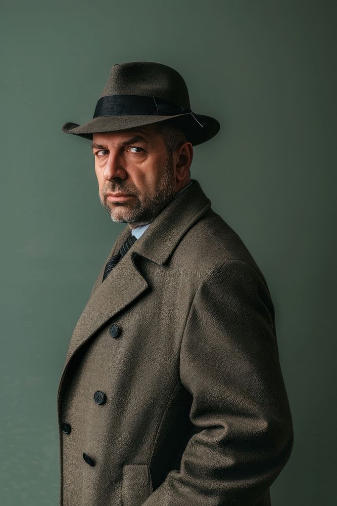 Detective side portrait photo photography | Free Photo - rawpixel