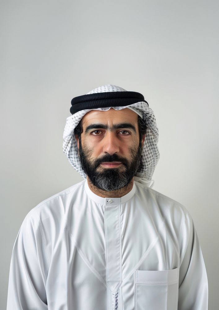 Qatari man people face dimples. | Free Photo - rawpixel