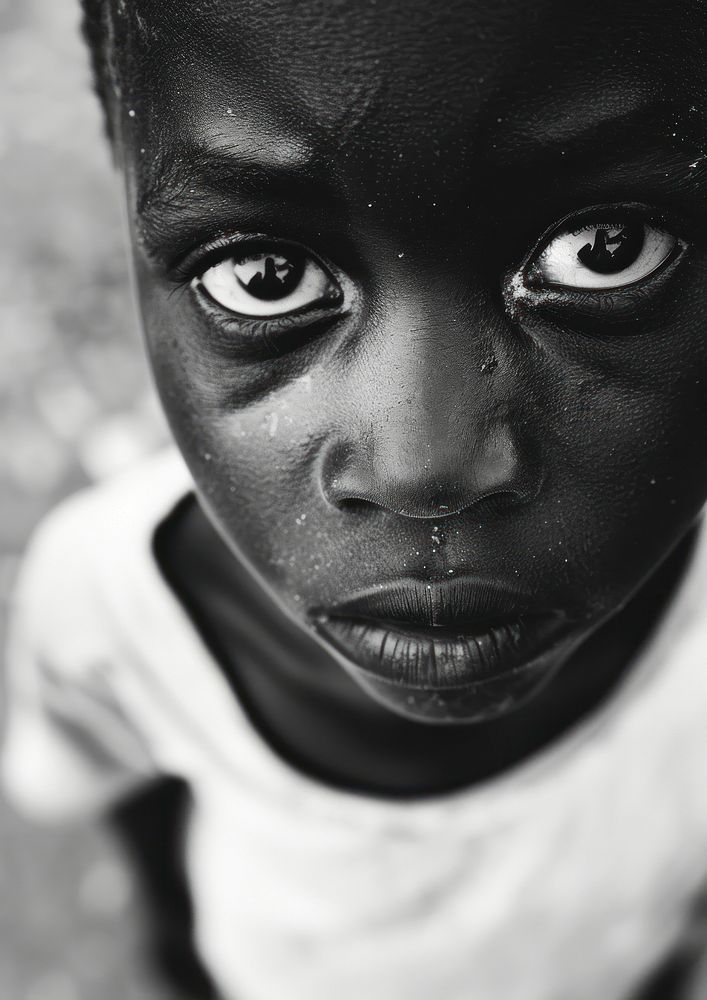 poor black kid photography portrait | Free Photo - rawpixel