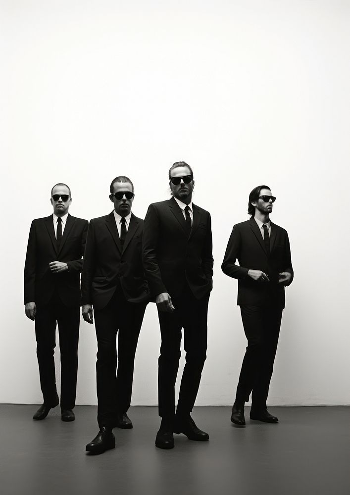 four cool man wearing black | Premium Photo - rawpixel