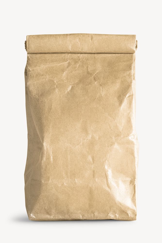 Folded paper bag collage element | Premium Photo - rawpixel